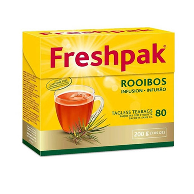 Freshpak 南非國寶茶(RooibosTea) 分享包(2.5g茶包x80入)x2盒 - PChome 24h購物