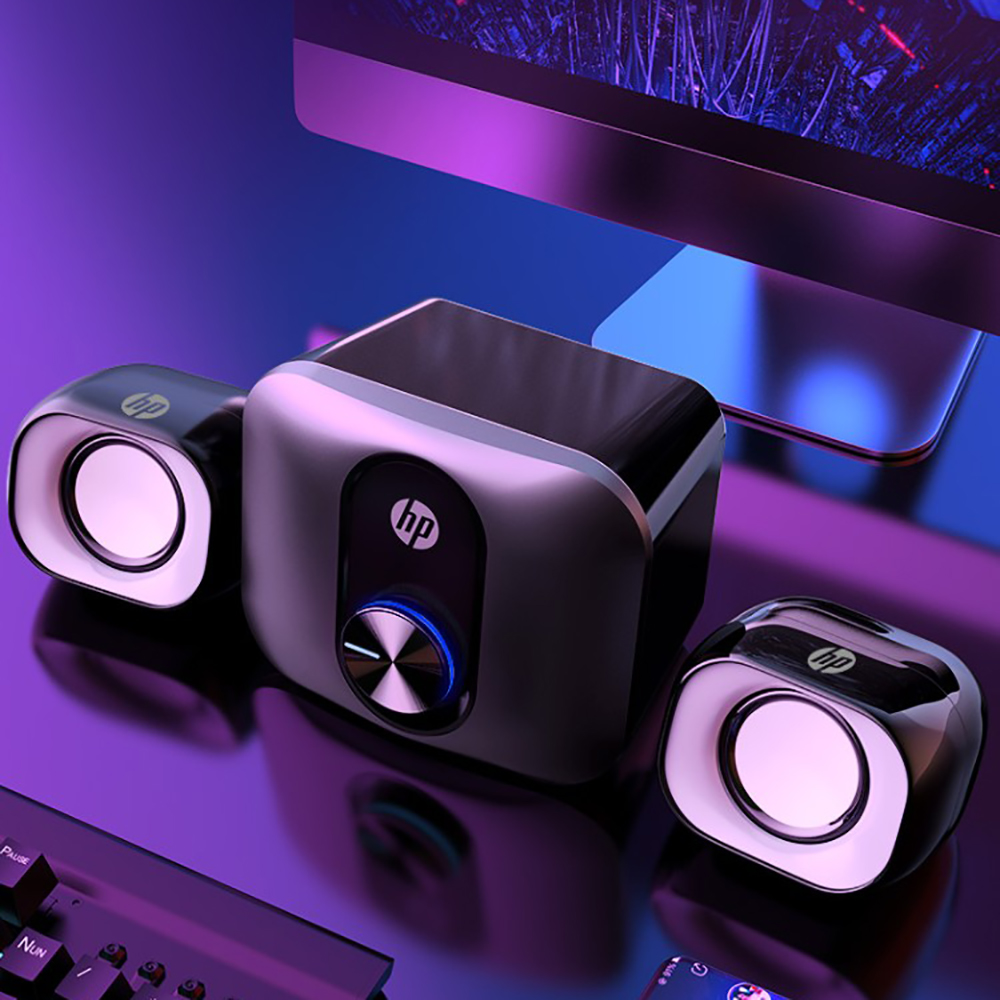 HP 惠普 DHS-2111S 2.1聲道電腦迷你小音箱 音響 喇叭 揚聲器 (黑色) - PChome 24h購物