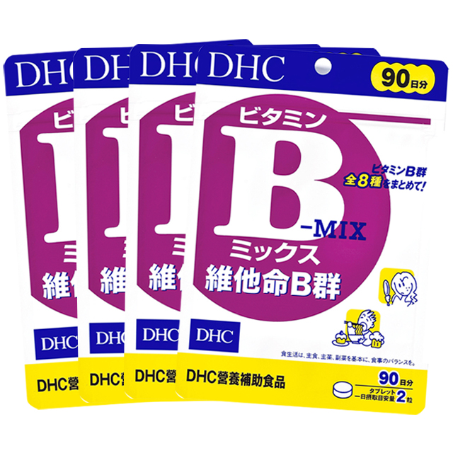 《DHC》維他命B群(90日份/180粒) (四入組) - PChome 24h購物