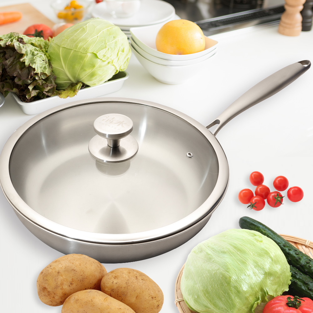 清水316不鏽鋼爵鼎平底鍋32CM - PChome 24h購物
