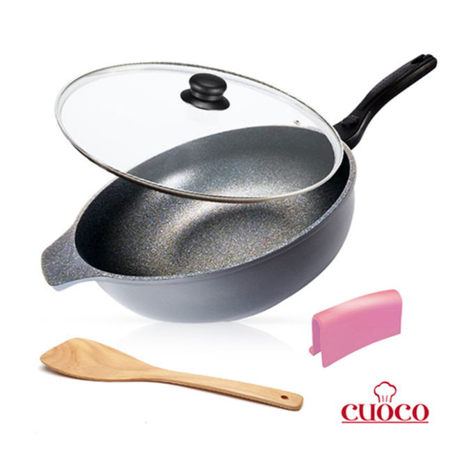 【CUOCO】義大利鈦晶岩大寶鍋(附蓋)34cm的價格推薦 - 2022年7月| 比價比個夠BigGo