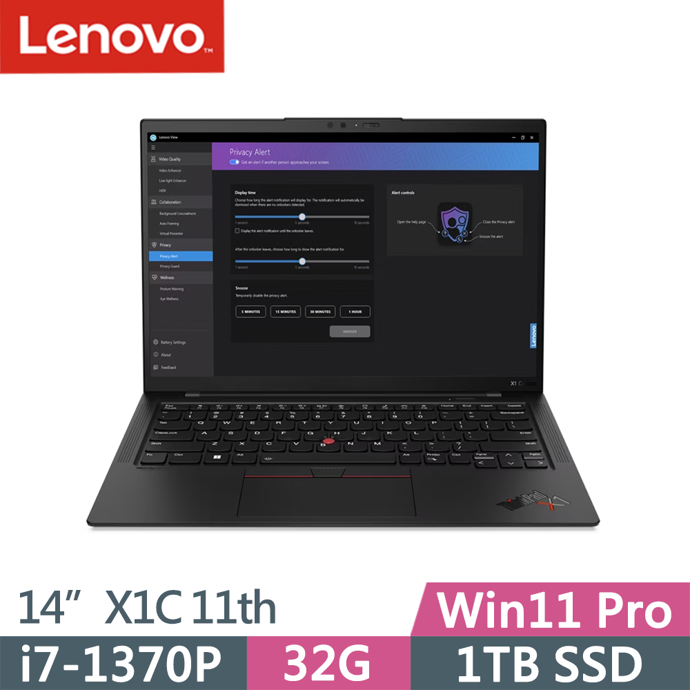 Lenovo ThinkPad X1C 11th(i7-1370P/32G/1TB/WUXGA/IPS/400nits/W11P/14吋/三年 ...