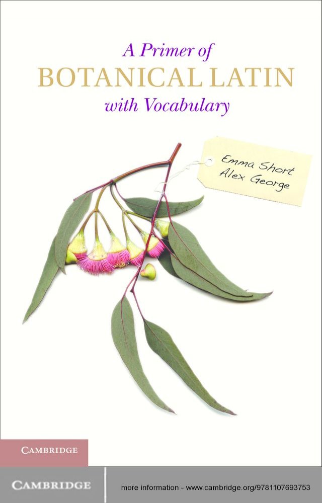 A Primer of Botanical Latin with Vocabulary - PChome 24h書店