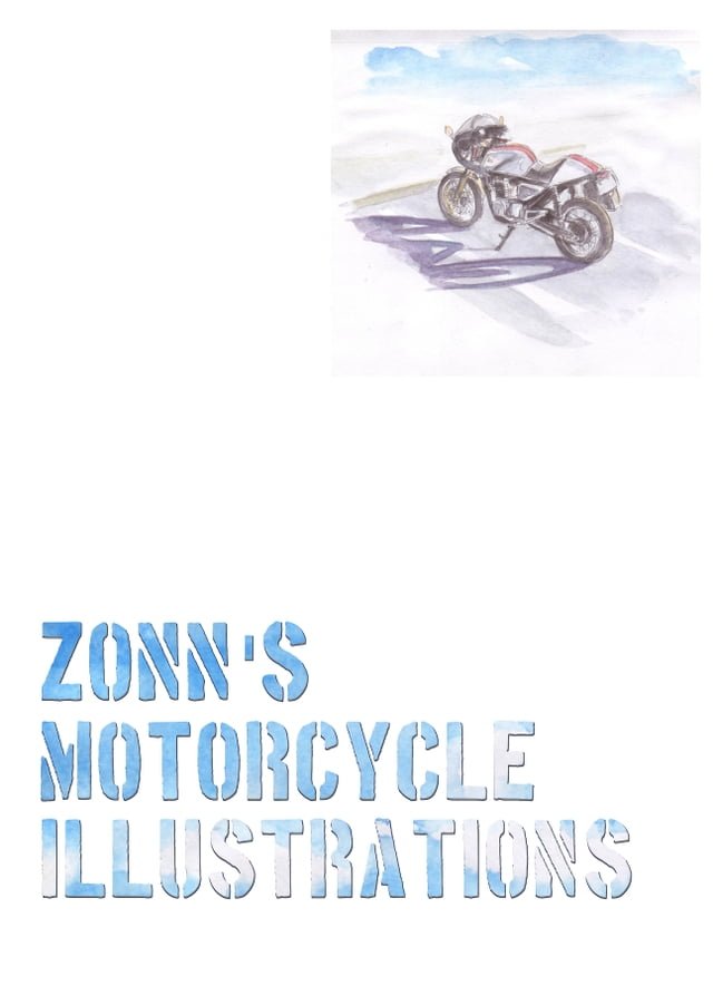 ZONN's Motorcycle Illustrasions - PChome 24h書店