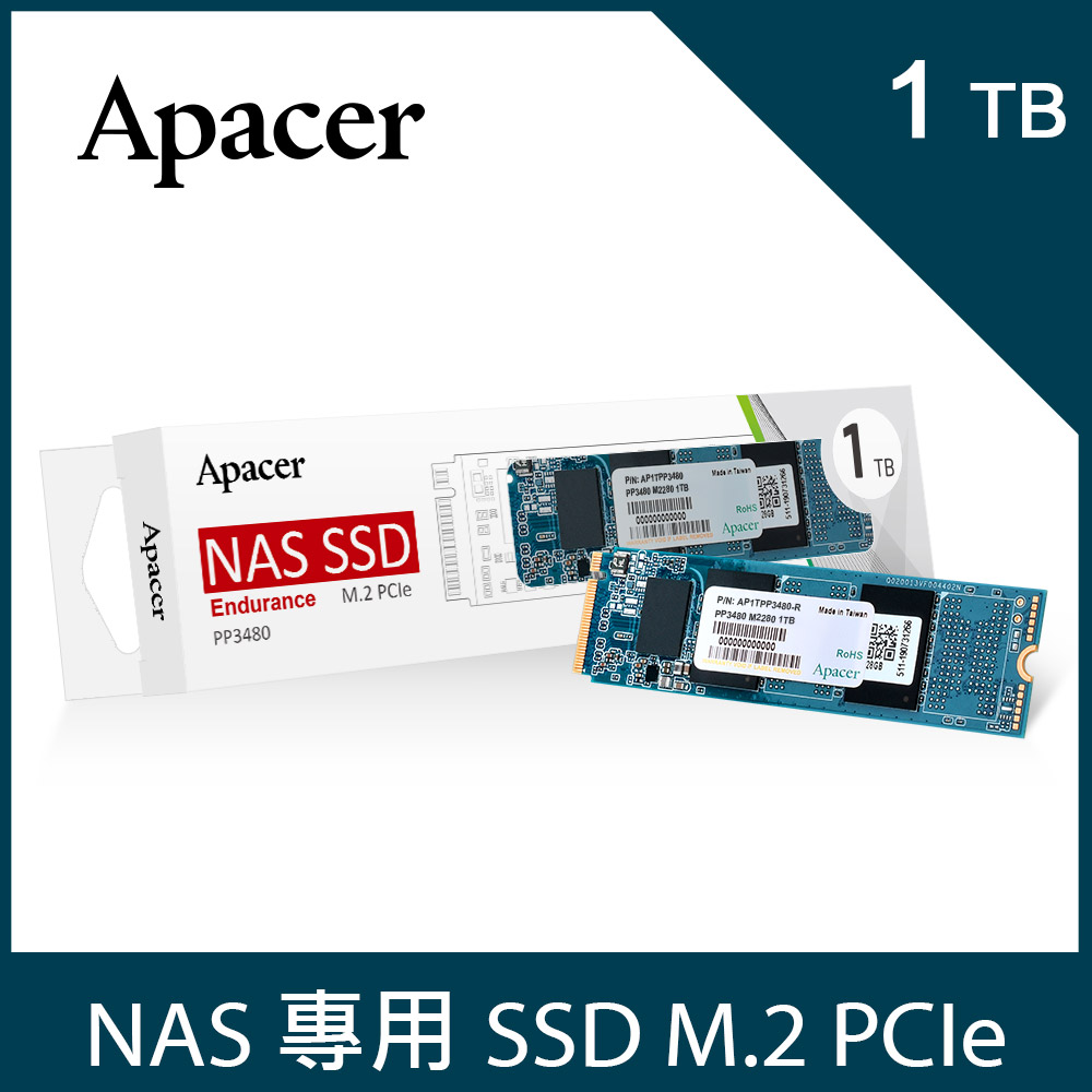 [Apacer M.2 PCIe NAS SSD 2TB*2] QNAP TS-262 4G 2Bay NAS - PChome 24h購物