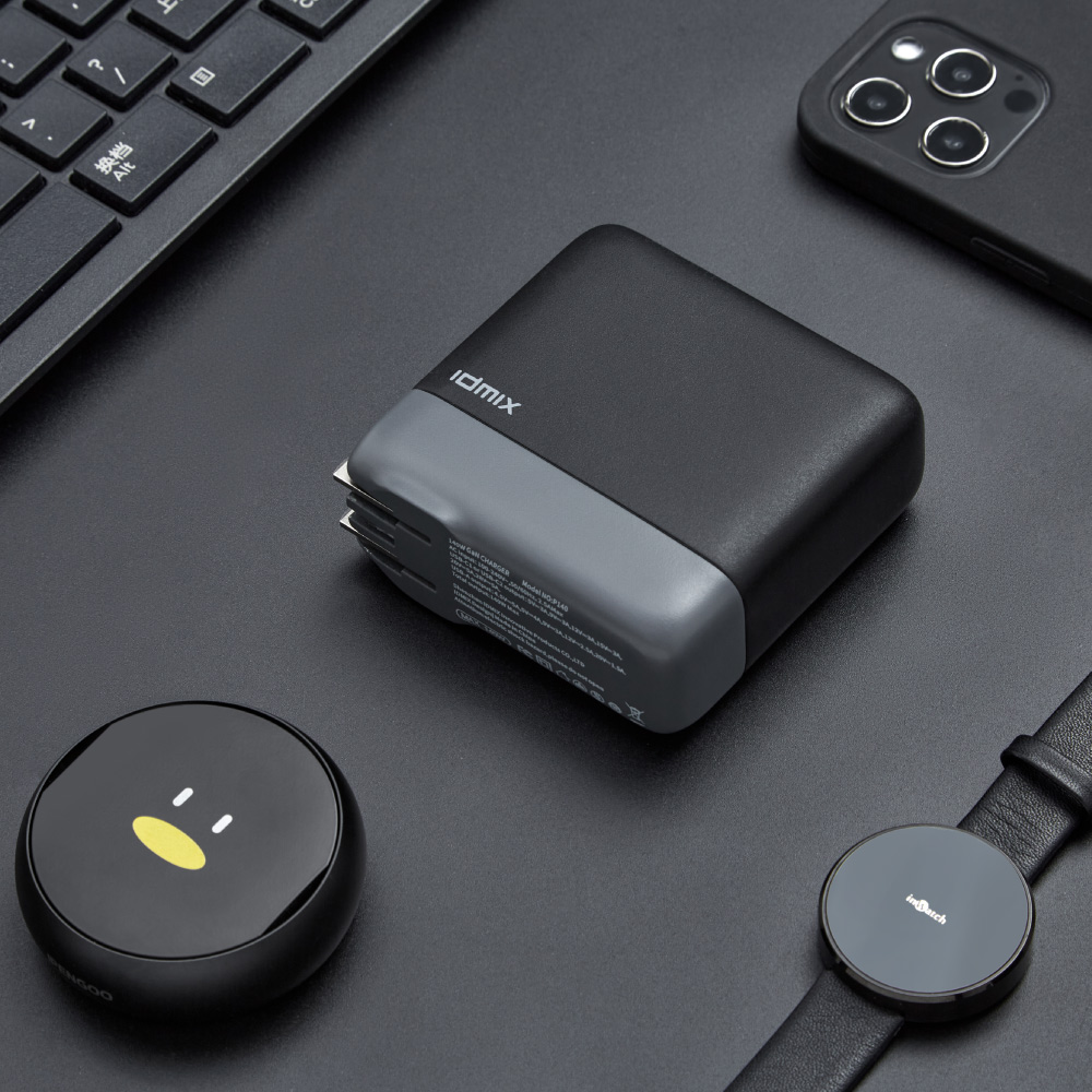 IDMIX 140W GaN 氮化鎵快速充電器(P140)-黑 - PChome 24h購物